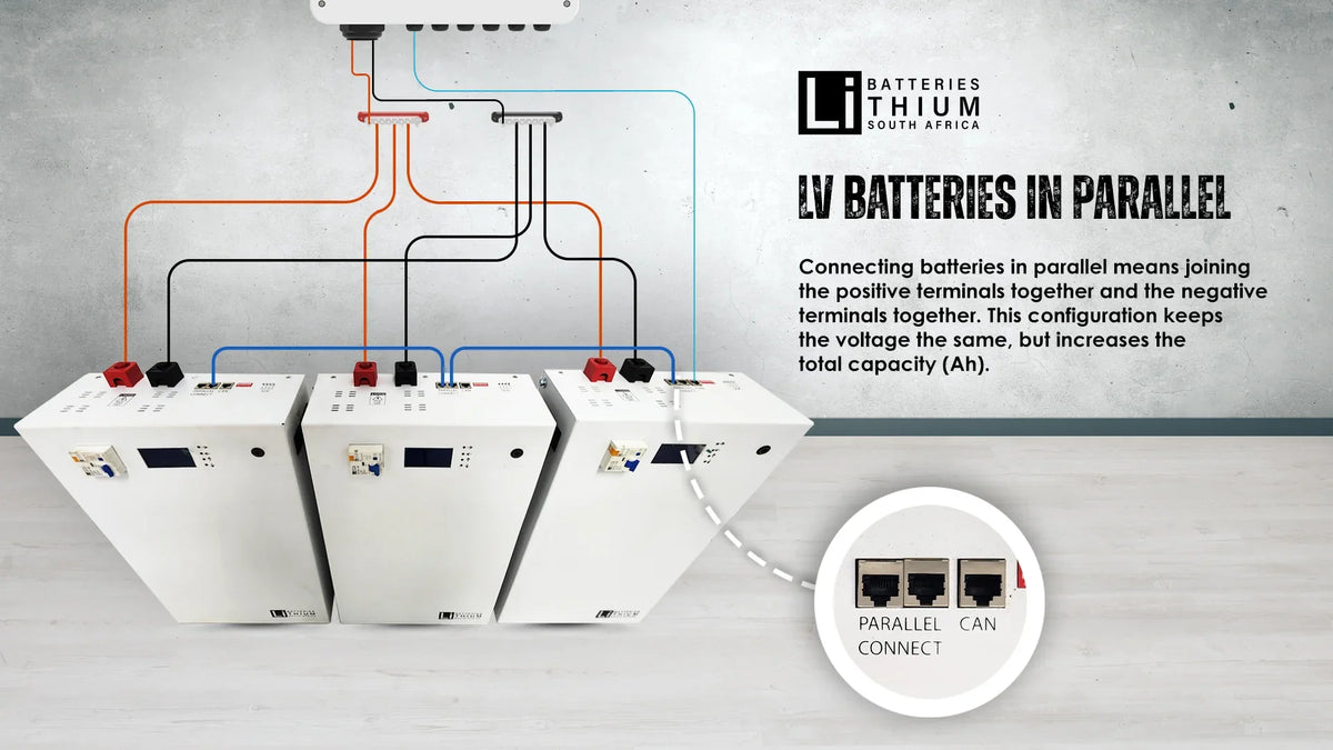 Connecting LBSA Low Voltage Batteries in Parallel – Lithium Batteries ...