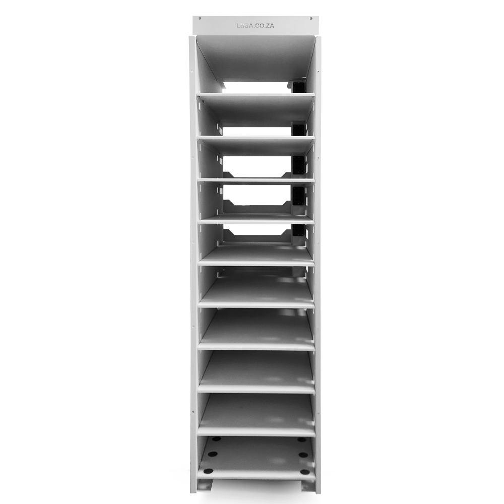 High Voltage Rack - 9 Module White – Lithium Batteries South Africa