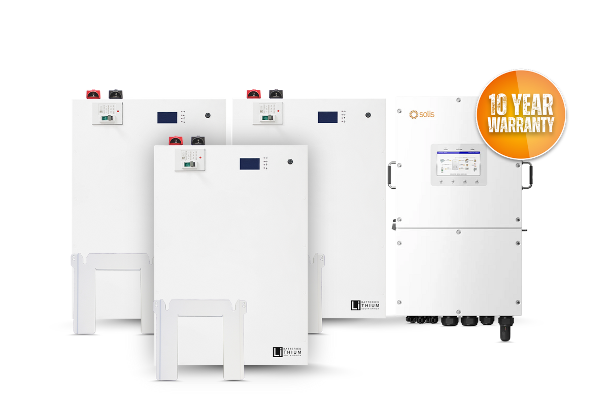 Solis Hybrid 16K & 3x LBSA 51.2V 208Ah 10.6kWh – Lithium Batteries ...